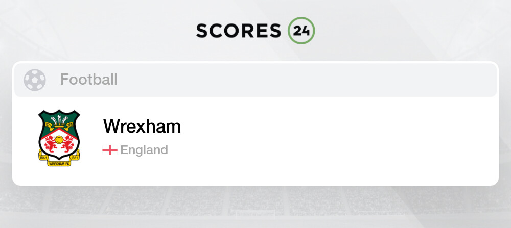 Wrexham Fixtures, Predictions, Schedule and Live Results Football England