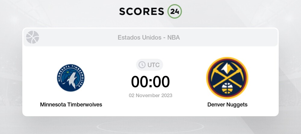 Basketball Minnesota Timberwolves Vs Denver Nuggets Pronóstico 2 11