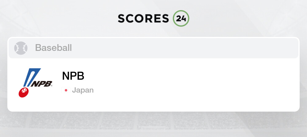 NPB Standings - NPB Table | Baseball, Japan
