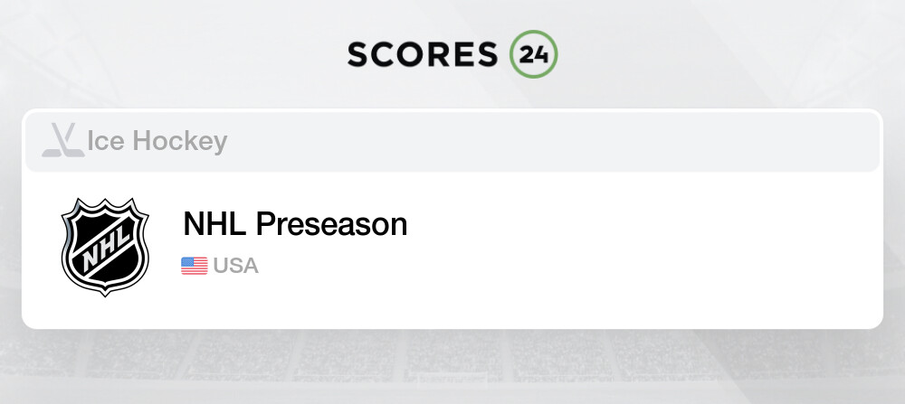 NHL Preseason Matches Score Predictions, Picks and Betting Tips for ...