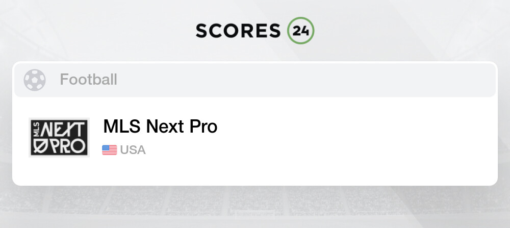 MLS Next Pro Standings - MLS Next Pro Table | Football, USA