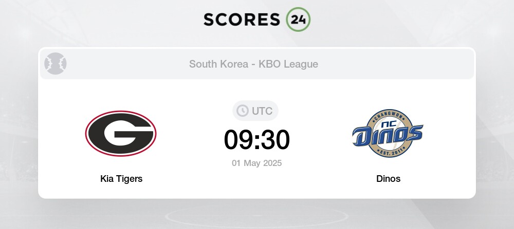 Kia Tigers vs Dinos Prediction for today 1 May 2025 - Baseball