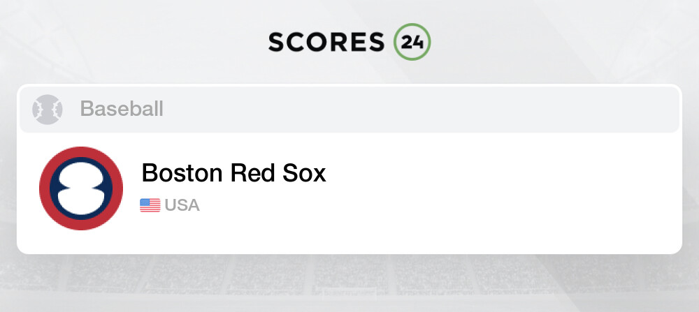 Boston Red Sox Fixtures Schedule & Predictions, Games Scores, and ...