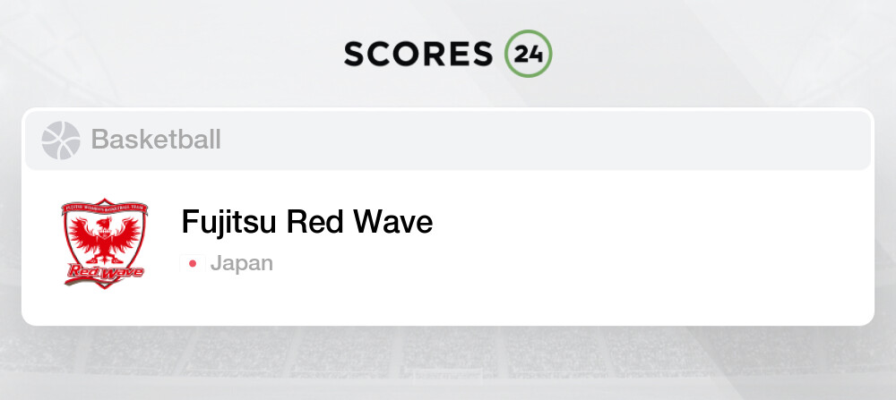 Fujitsu Red Wave (W) Fixtures Schedule & Predictions, Games Scores, and ...