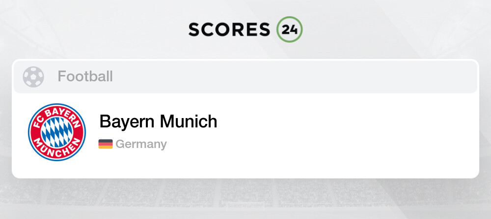 Bayern Munich Fixtures Schedule & Predictions, Games Scores, and ...