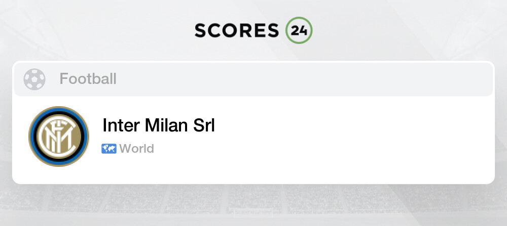 Inter Milan SRL Fixtures Schedule & Predictions, Games Scores, Lineup ...