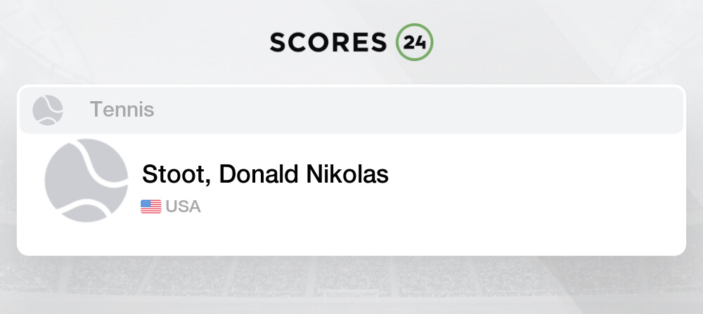 Stoot, Donald Nikolas Fixtures Schedule & Predictions, Games Scores ...