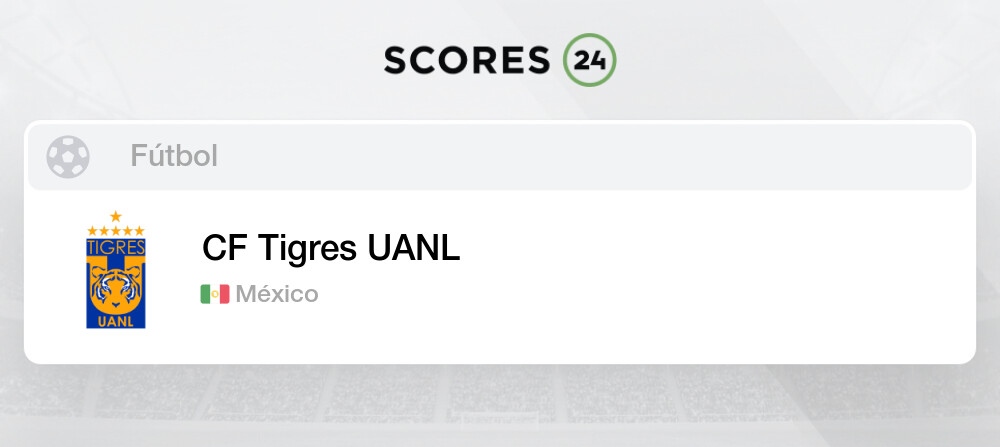 Tigres UANL (F) Calendario de Partidos y Pronósticos, Resultados de los ...