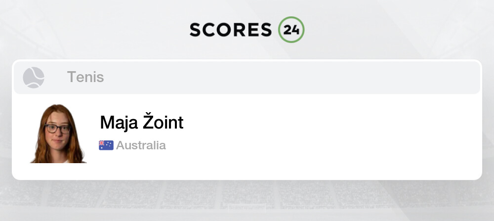 Maja Žoint Calendario de Partidos y Pronósticos, Resultados y ...